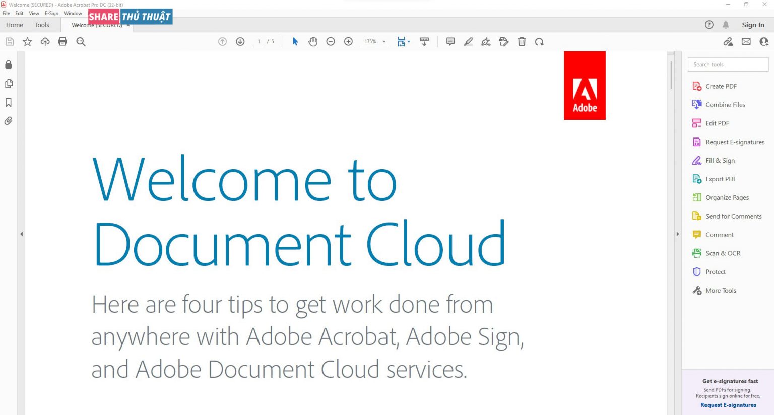 Tải Adobe Acrobat Pro DC 2022 Full bản quyền miễn phí - Share Thủ Thuật