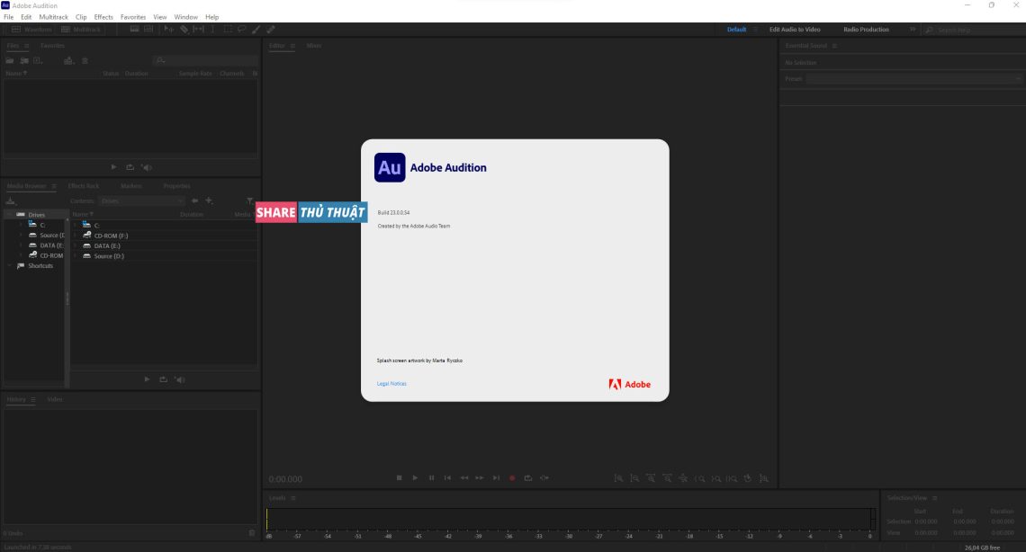 Tải Adobe Audition 2023 Full Mới Nhất - Share Thủ Thuật