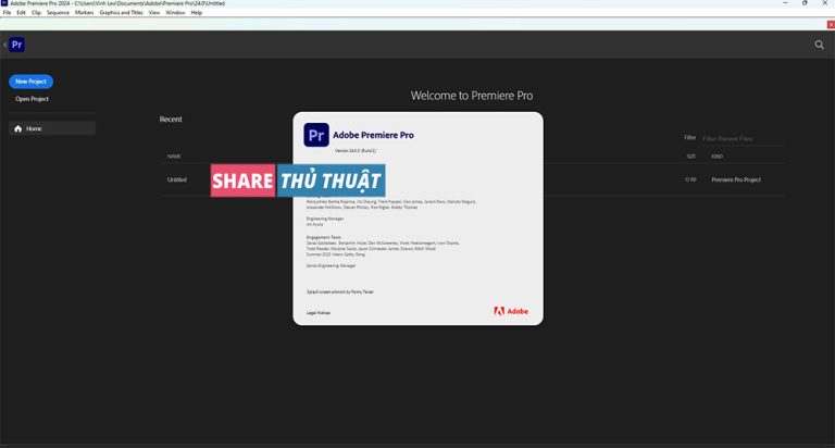 Tải Adobe Premiere Pro 2024 (v24.5.0.057) Mới Nhất - Share Thủ Thuật